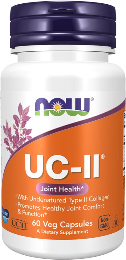 NOW Foods – UC-II® Type II collageen - 60 vegetarische capsules | bol