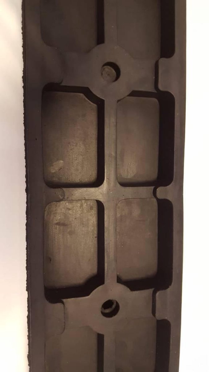 Boottrailer Bootsteun Stootkussen 296x100x32 mm rubber | bol.com