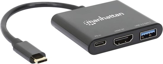 Manhattan 130622 USB-C/ HDMI display-adapter Geschikt voor merk ...