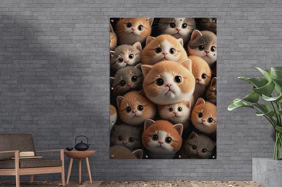 Muurdecoratie buiten Katten - Huisdieren - Kitten - Design - Jongens ...