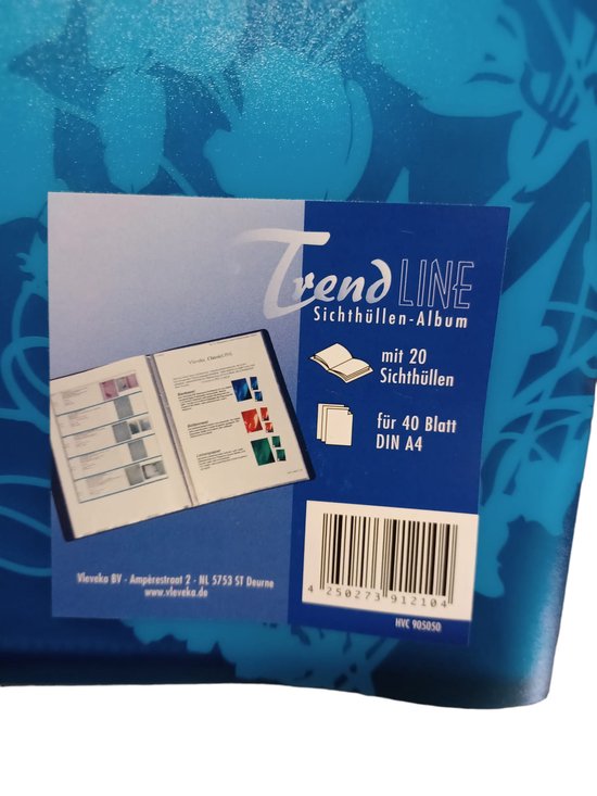 12 x Showalbum A4 - Showmap met 20 insteekmap - Trend line | bol