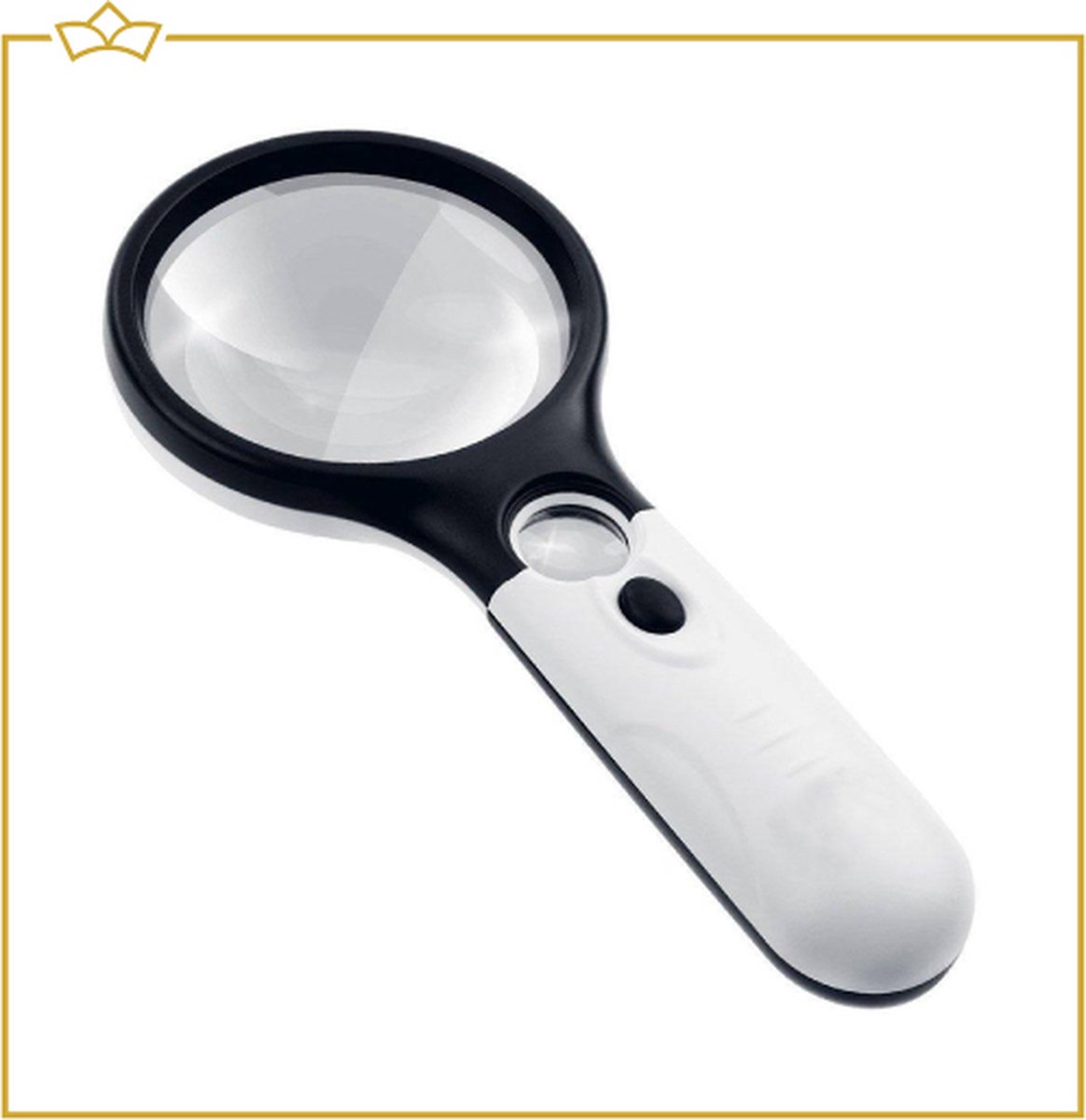 ATTREZZO® Vergrootglas met ledverlichting - Handloep - loep - 45x ...