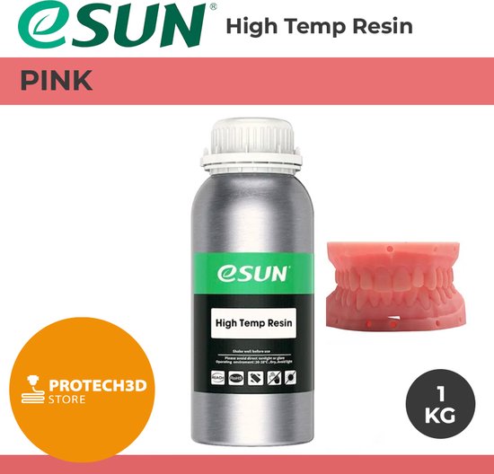 eSun - High Temp Resin, Roze - 1kg | bol.com