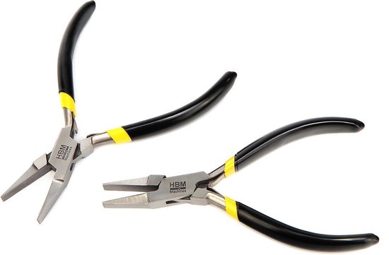 HBM RVS Precisie Tang met Platte Bek | bol