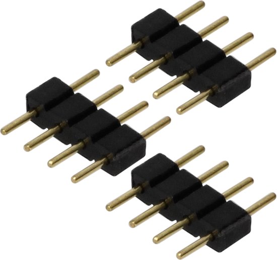 3 x 4 Pin Connector voor RGB Strip | bol