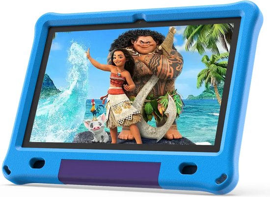 Kindertablet PRO – 10.1 Inch – Android 12 - 64GB – 6000 MAH - 3G RAM – Beschermhoes -... | bol.com