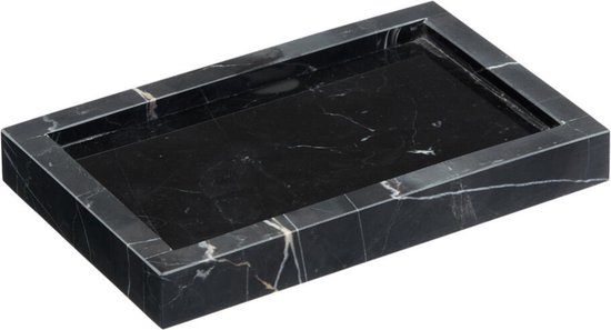 Marmer Plateau Zwart Medium Kaarsplateau Badkameraccessoires H:2.2.cm B ...