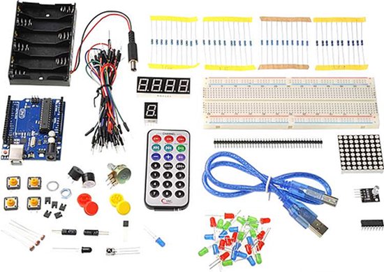 Starter Kit Arduino Starter Kit - 120-Delige Starters Set Met Uno R3 Board | bol.com