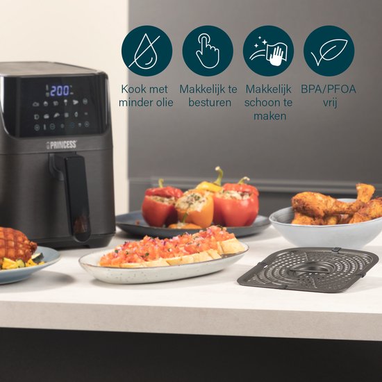 Princess Airfryer 182031 - Heteluchtfriteuse - Digital Aerofryer - 3,5 L - Digital... | bol