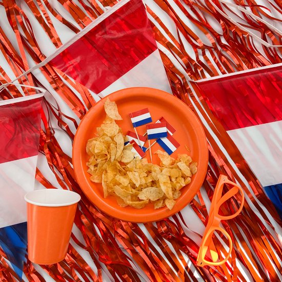 Koningsdag Versiering Feestpakket - 111 Stuks - Oranje Versiering ...