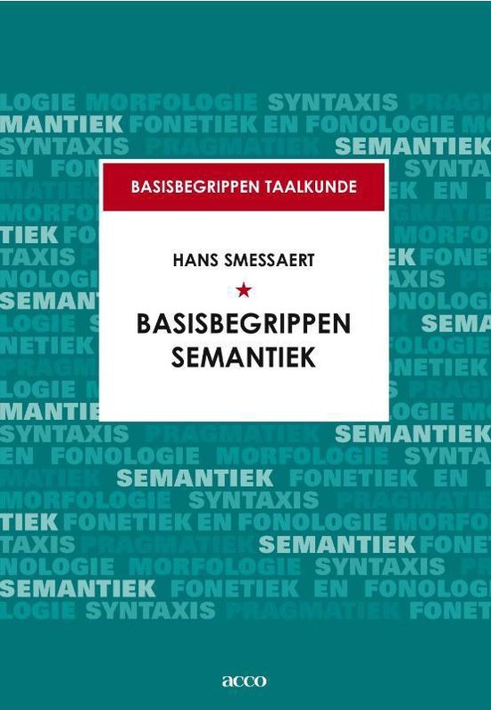 Basisbegrippen semantiek | 9789033475603 | Hans Smessaert | Boeken | bol