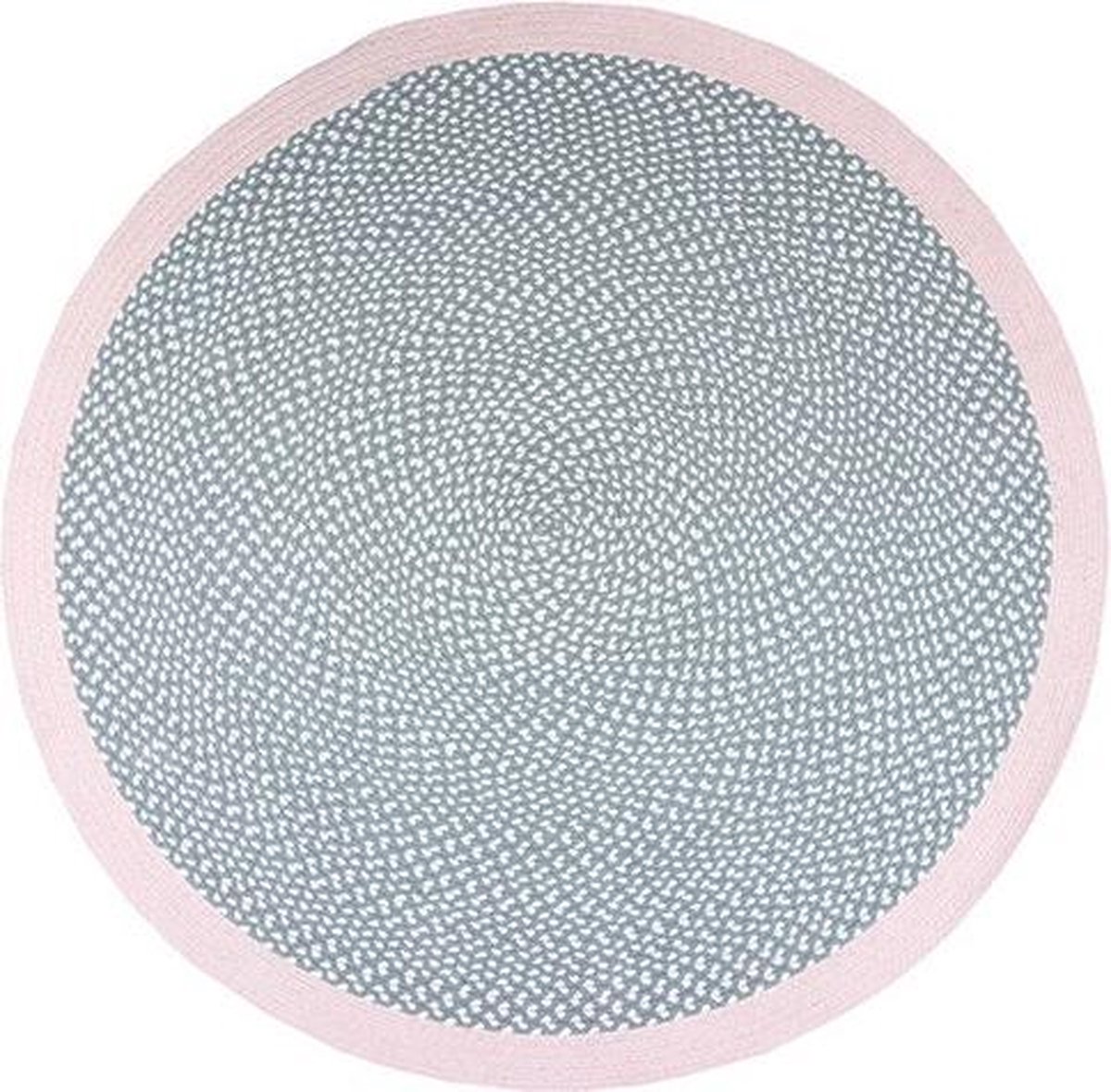 Nattiot - Brenda Rond Vloerkleed Voor Kinderkamer - Pink - Tapijt ∅ 120 ...