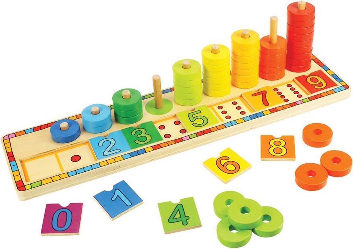 Leren tellen telraam - Green Toys | bol.com