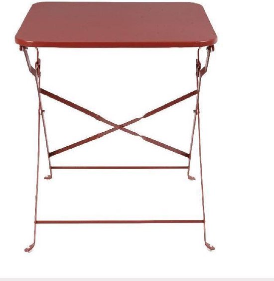 Table pliante basse rouge | bol.com