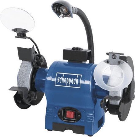 Scheppach dubbele slijpmachine 6" - BG150 - 0.50 HP inductie motor ...