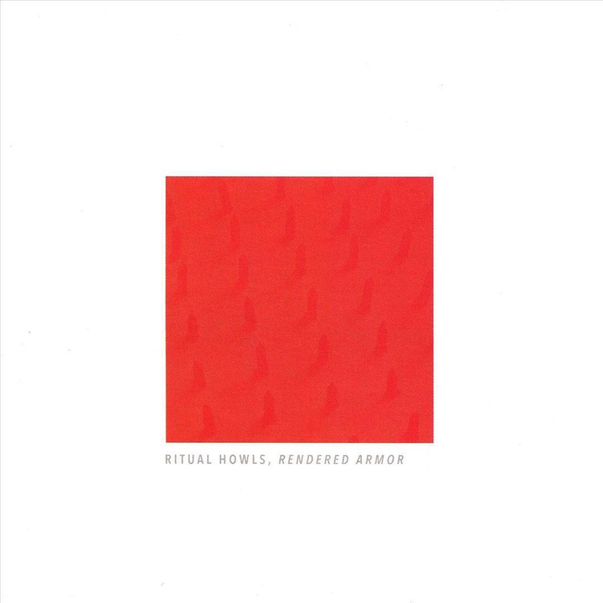 Ritual Howls - Rendered Armor (CD), Ritual Howls | CD (album) | Muziek ...