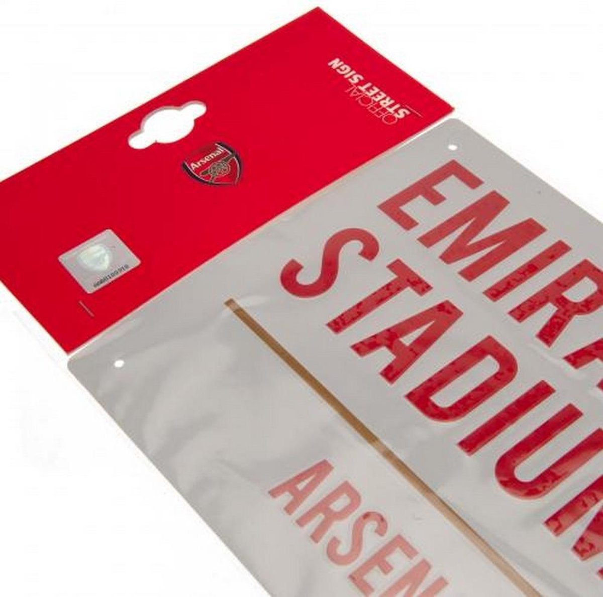 Arsenal FC Street Sign (White) | bol.com
