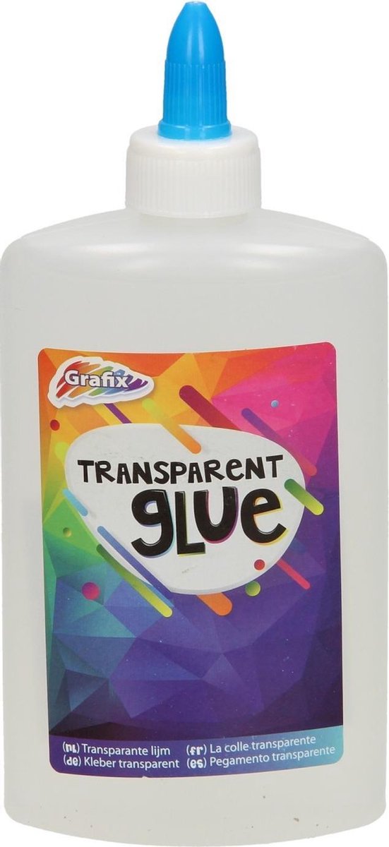 Hobby/knutsel kinder lijm transparant 250 ml - Grafix -... | bol.com