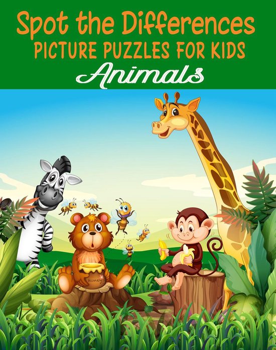 Spot the Differences_ Picture Puzzles For Kids_Animals (ebook), Little ...