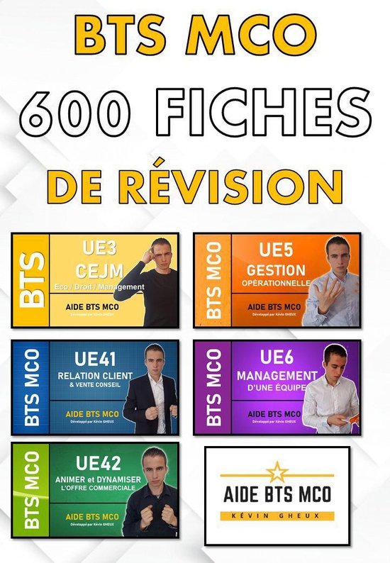 AIDE BTS MCO | 600 Fiches de Révision du BTS MCO | Tout pour réussir son BTS (ebook),... | bol.com