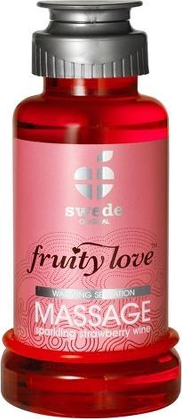 Swede Swede Fruity Love Massage Aardbeienwijn 100 Ml