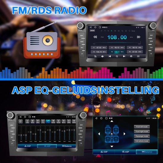 ESSGOO Autoradio voor Vauxhall Astra Corsa Zafira Meriva Vectra - Apple ...