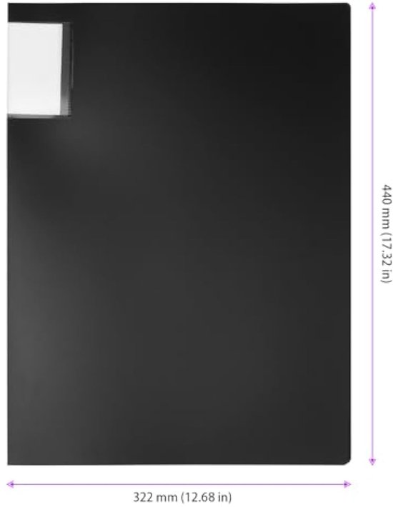 Presentatiemap A3 Set Van 3 – 30 Zakken – Portfolio Map – Zwart | bol