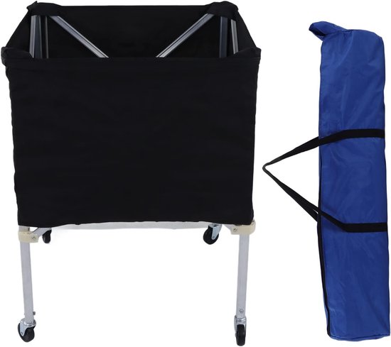Ball Cart - Portable Wheeled Volleyball Cart - Foldable Detachable ...