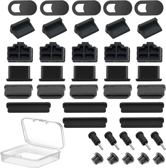 Pack van 40 USB Port Covers - Silicone Dust Covers voor Computer ...