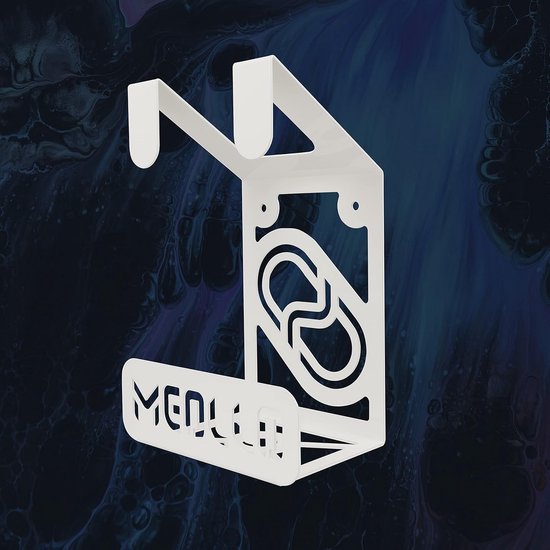 Stevige Wandsteun voor Skateboard - 100% Staal - Set van 2 (Wit) | bol