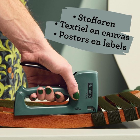 Handtacker voor Nietjes Type 13 | Ideaal voor Stofferen en Decoratie | bol