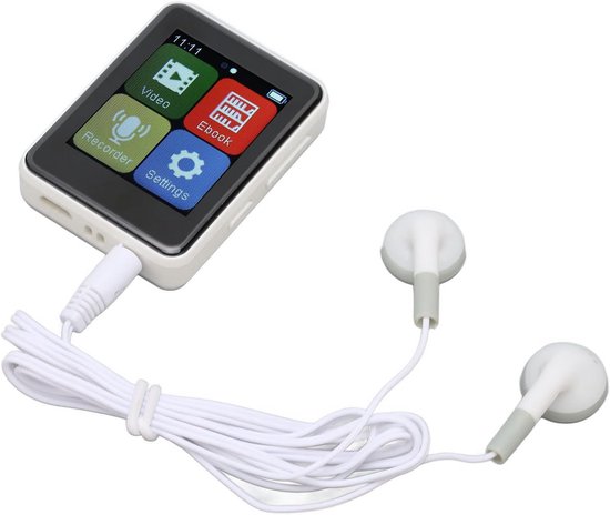 Draagbare MP3 MP4 Speler met Bluetooth 5.0, 1.8" Touchscreen en ...