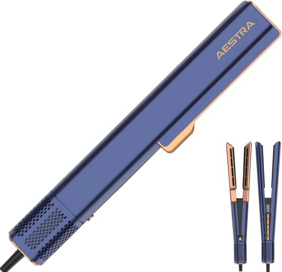 Hairstrait Pro - Aestra - 2 in 1 Stijltang met Föhn - GEEN HITTESCHADE ...