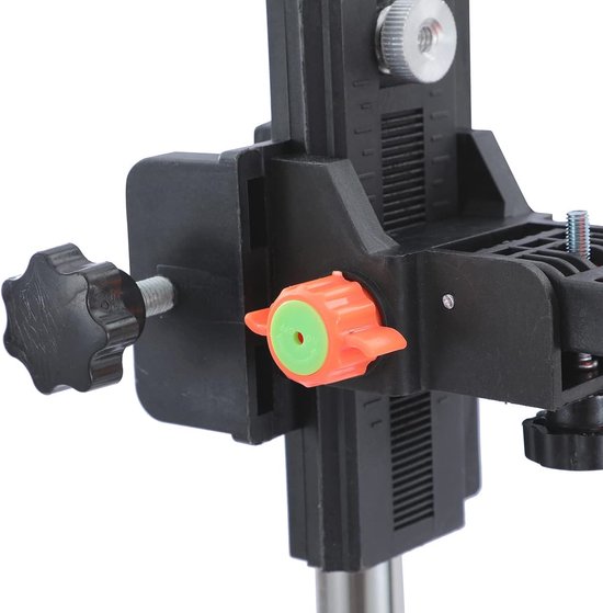 Laserwaterpas met telescopische stang - Hoogte 115-350 cm - Roestvrij ...