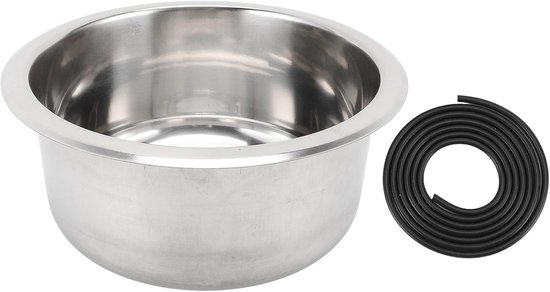 Ronde RVS Keuken Bar Sink - Enkel Bin Sink met 40mm Afvoer - Onderbouw ...
