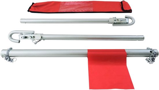 Sleepstang 2000 kg trekkracht voor pechhulp auto - 3-delige set incl ...