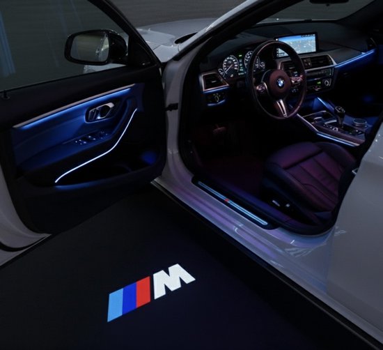 RD Customz® LED Instapverlichting voor BMW – M Logo Projectie – Plug ...