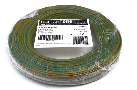 Flexibele kabel 1x1,5mm 100 meter stroomdraad | bol