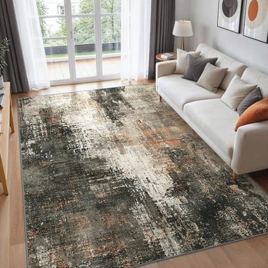 Vloerkleed Kortstondig Pooltje 200x290cm - Antislip Wasbaar Tapijt voor ...