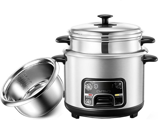 Multifunctionele Rijstkoker RVS - Voor 1 tot 7 Personen - 2L tot 5L ...