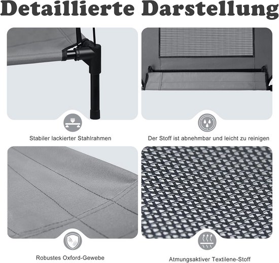 Verhoogd Hondenbed XL met Waterdicht Dak en Zonwering voor Buiten | bol