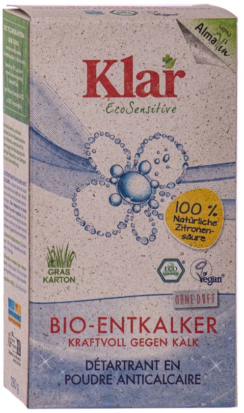 Ontkalker, Biologische ontkalker, Natuurlijke ontkalker, 280 g, zonder ...