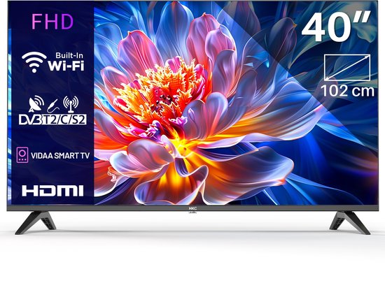 HKC VIDAA Smart TV - LED Full HD - 40 inch/102 cm - AirPlay ...