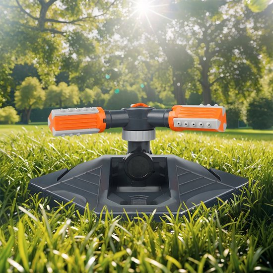 Automatische Tuinsproeier 360° Draaibaar voor Efficiënte Besproeiing | bol