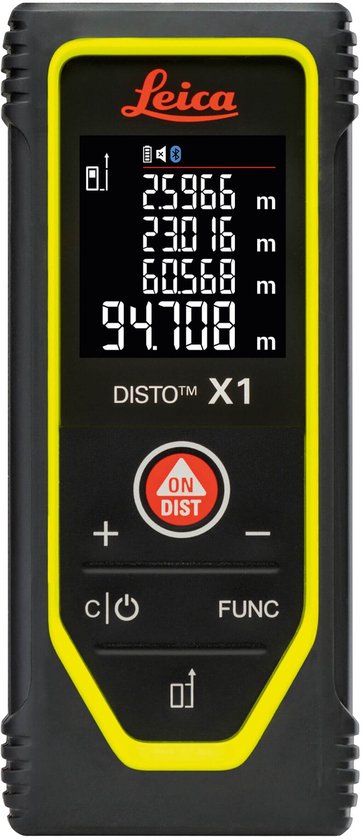 Leica DISTO X1 Laserafstandsmeter - 100m - 1.5mm - Bluetooth en NFC ...