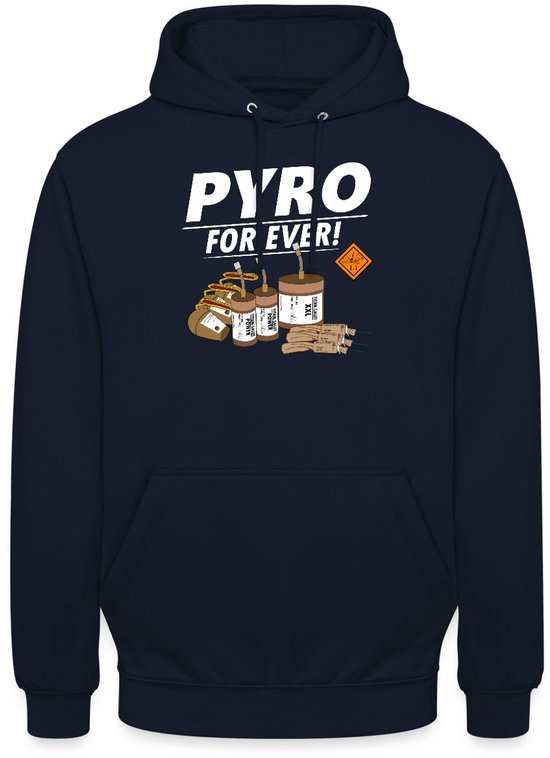 Pyro For Ever | Voor Altijd Vuurwerk Hoodie Unisex | bol