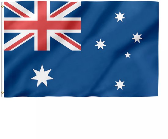 Vlag Australië - 90x150 cm - Australische vlag - Met ophangringen ...