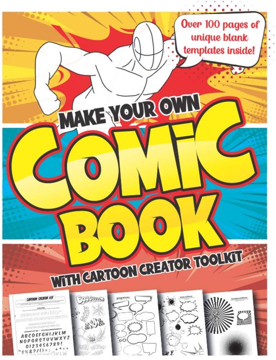 Maak Je Eigen Stripboek: Meer Dan 100 Unieke Templates voor Tekenen en ...