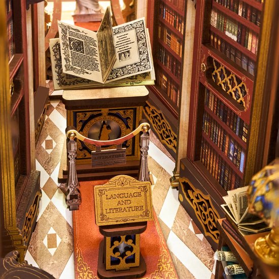 Robotime Book Nook Library of Wonders - Rolife Stories in Books Series ...