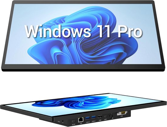 Industriële All-in-One PC 15,6" Touchscreen Fanless - Windows 11 Pro ...